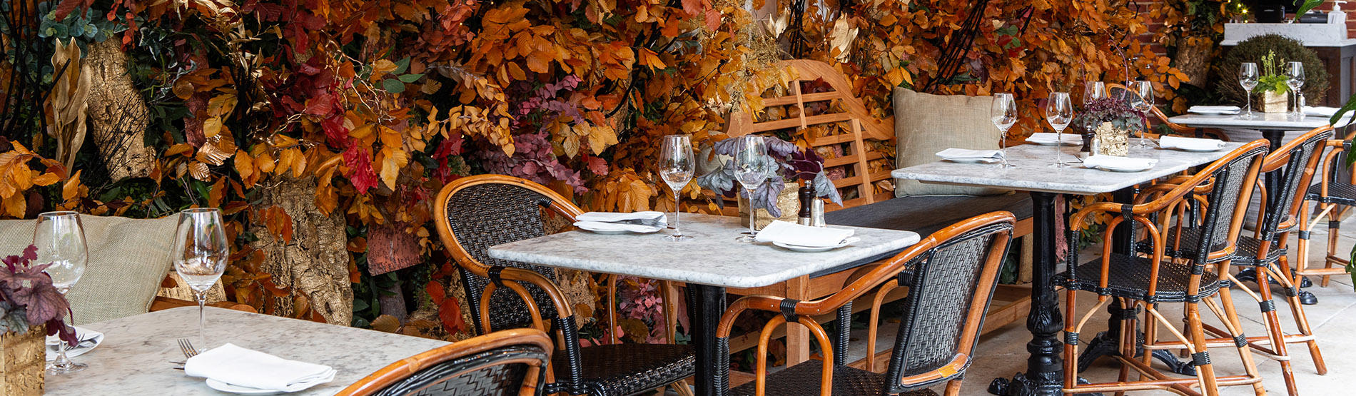 Dalloway Terrace Restaurant in Soho | The Bloomsbury Hotel